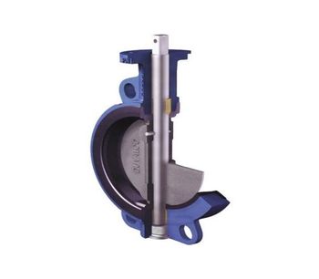 Duvalco MSJ Series - Wafer Bonded Liner, Semi Lug Butterfly Valve