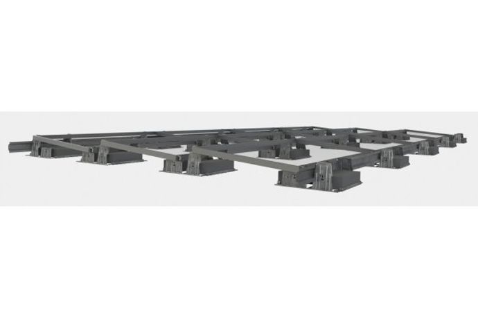 Unirac - RM5 - Flatroof - Ballast 5 Degree - Flat Roof Mount ...