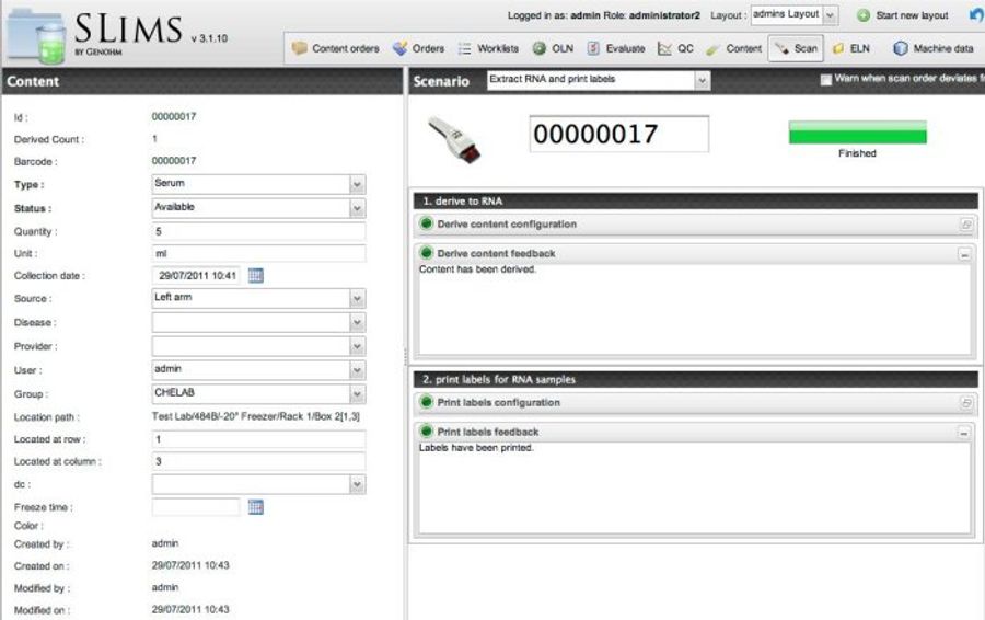 Genohm - Slims - Laboratory Information Management System (LIMS) By ...