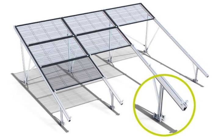 S:FLEX - Delta Concrete - Ground - Ground-Mounted Solar Panels System ...