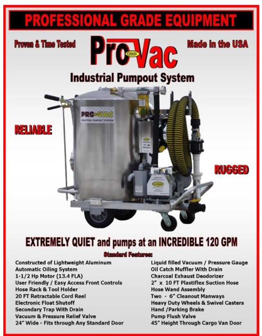 Provac LWUNP60A10 Grease Trap Pumping Unit