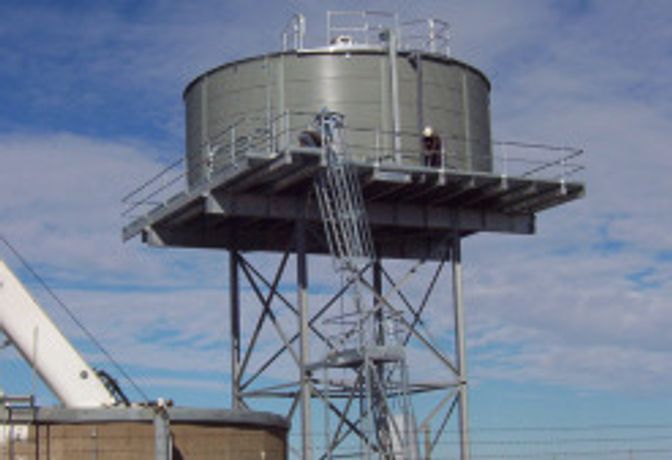 Water Storage Tanks - Cylindrical Bolted Tanks With Membrane Liner By ...