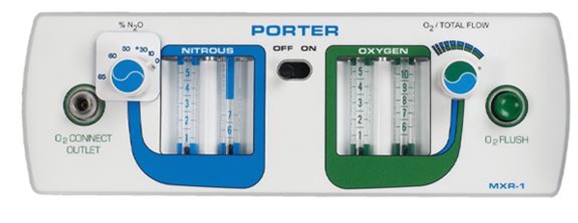 Porter - MXR-1 - Dental Nitrous Applications - Flush-Mount Nitrous ...