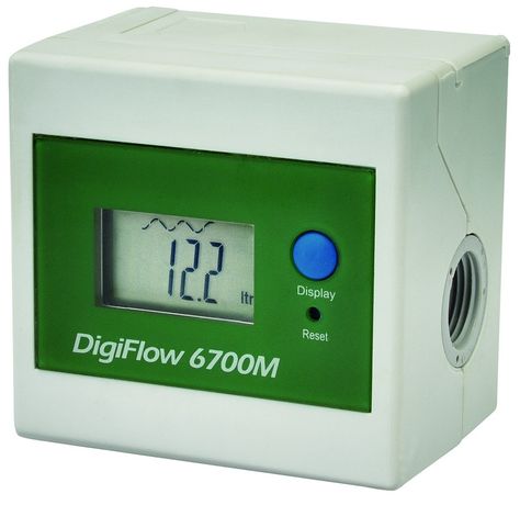 Digiflow - 6700M, 3/8 Inch - Flow Totalizer & Rate Meter - Flow ...