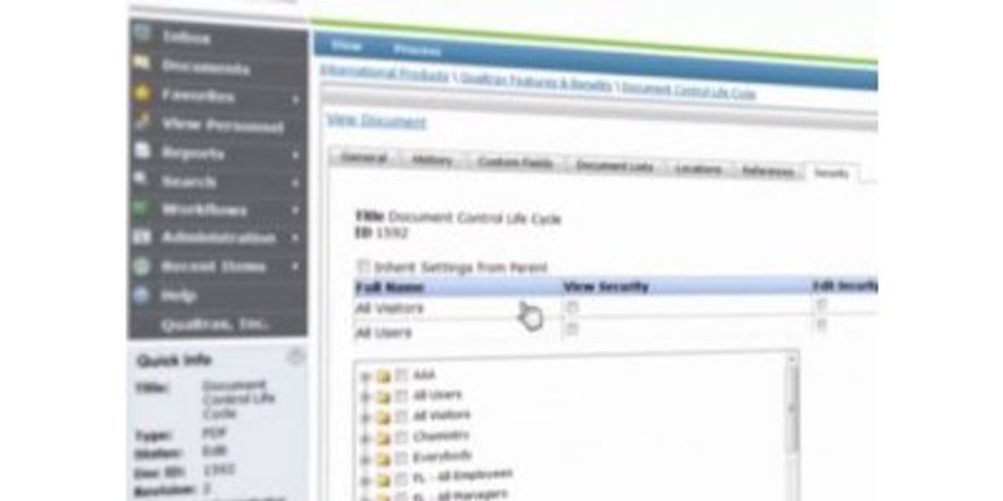 Qualtrax Document Management Software