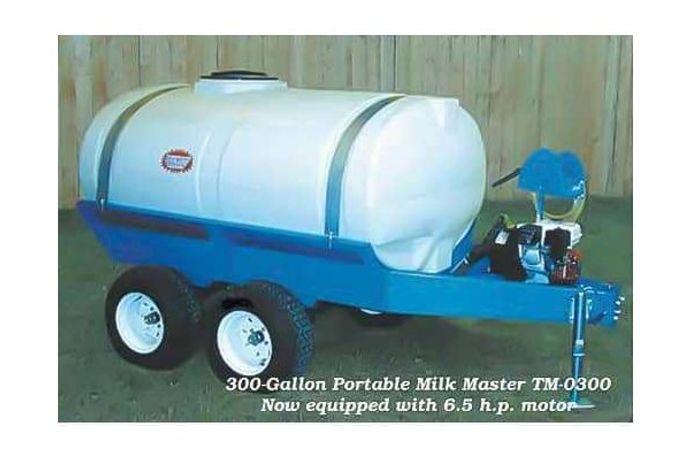 Polydome Milk Master TM-0300 300 Gallon Portable Milk Mixer 6.5 HP Honda