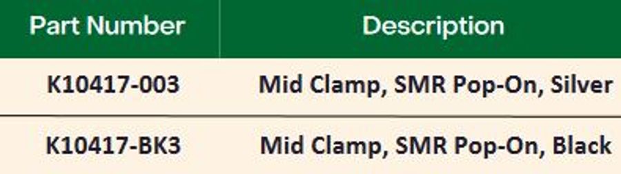 Sunmodo - SMR - Components - Pop-On Mid Clamp By Sunmodo Corp