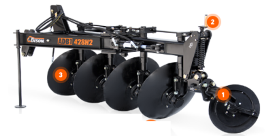 Bison - ADB1-328H2/428H2 SERIES - Disc Plows - Disc Plows By Tecnomec ...