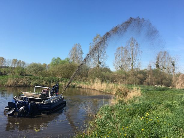 Berky - NEREUS 240 AMPHI - Amphibious Mowing, Dredging Boat By BERKY Gmbh