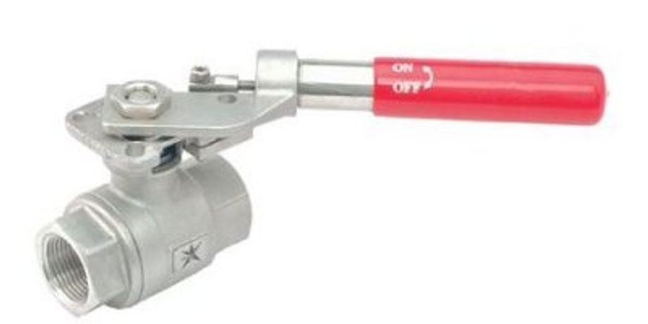 Inline Ball Valve With Spring Return Handle