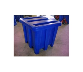 Waterproof Tote Storage Bin With Snap Over Lid By Buffer ...