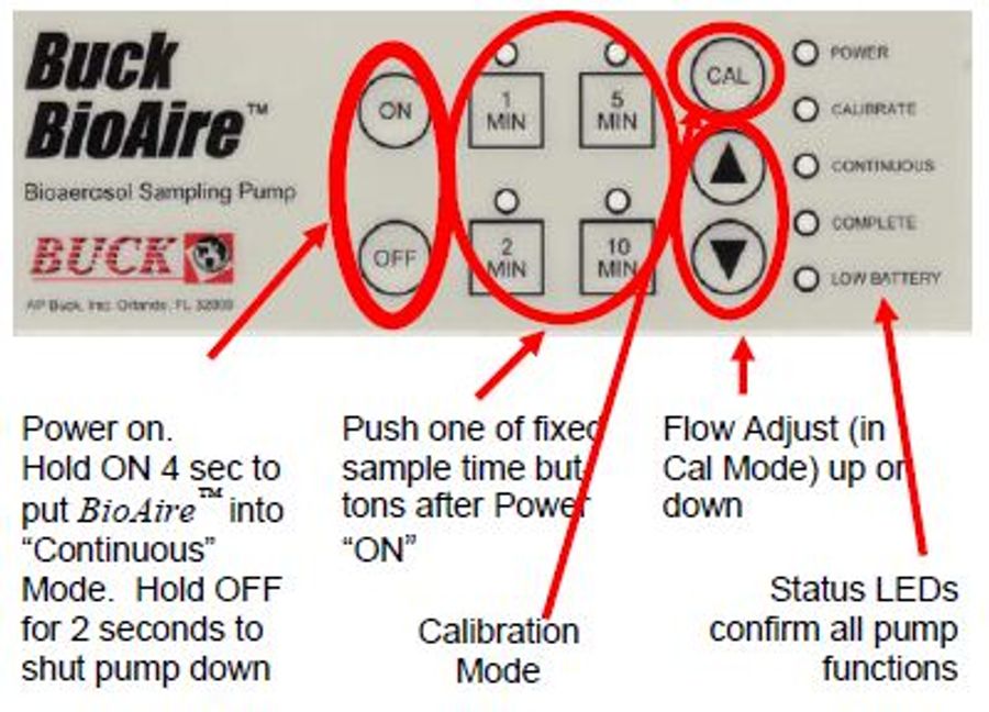 Buck Bioaire B520 Bioaerosol Sampling Pump
