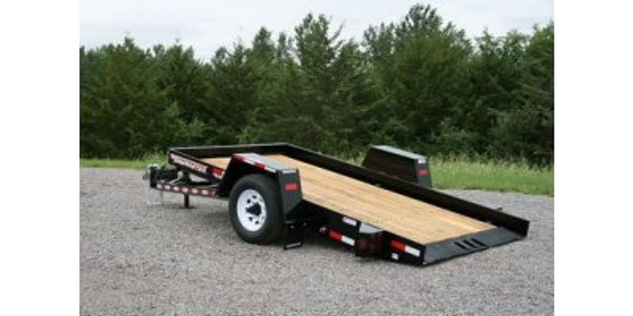 Towmaster T-5T Tilt-Deck Trailer For Equipment Hauling