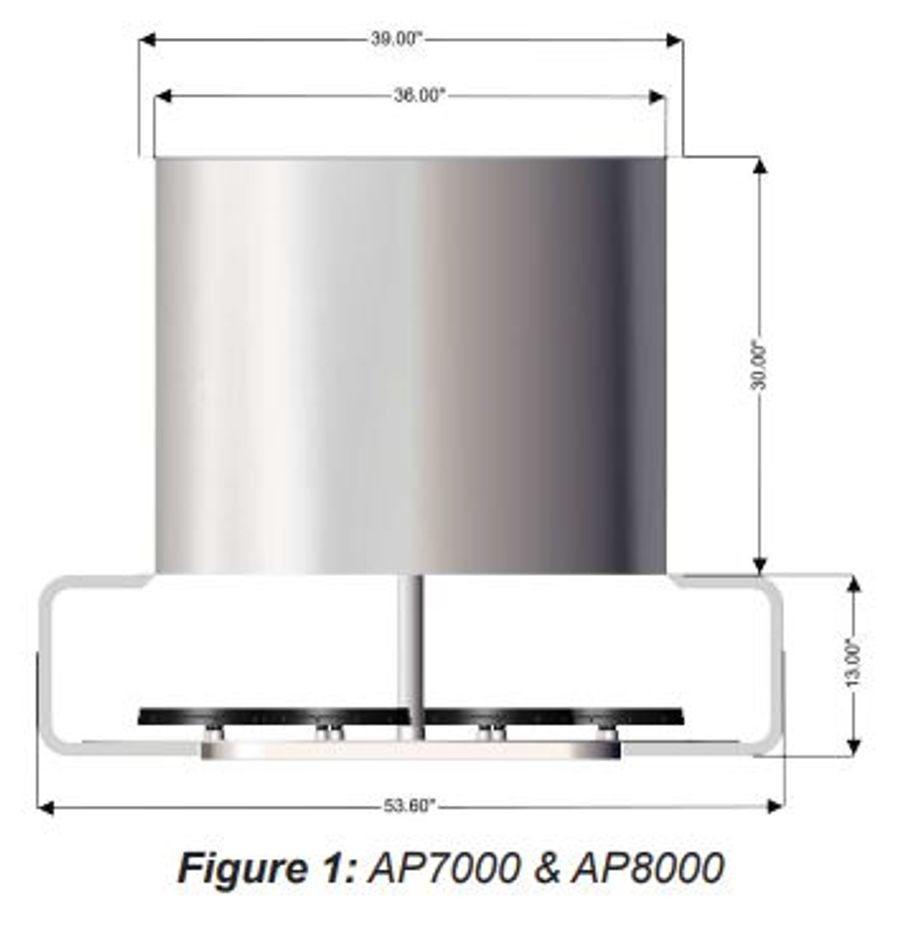 Gridbee AP8000 Air-Powered Circulation Mixer