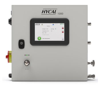 Hycal 1000 PLC Remote Controlled Hydrogen Measurement System