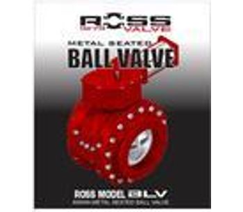 Ross AWWA C507 Metal Seated Ball Valves