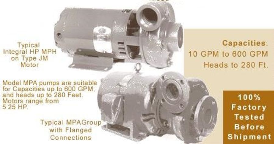 Memphis - MPH/MPA - Pump By Memphis Pump & Mfg. Co. Inc