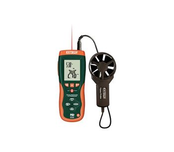 Extech - HD300 - Air Flow Meters - CFM/CMM Thermo-Anemometer With Built ...