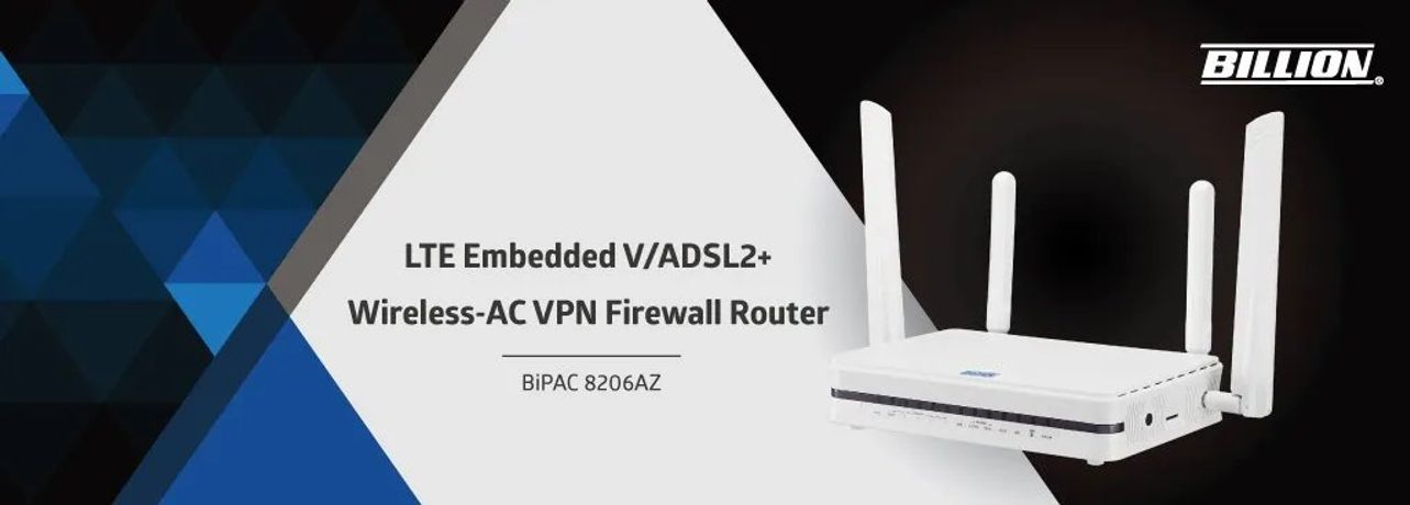 Bipac 8206AZ - LTE Embedded V/ADSL2+ Wireless-AC VPN Firewall Router By ...