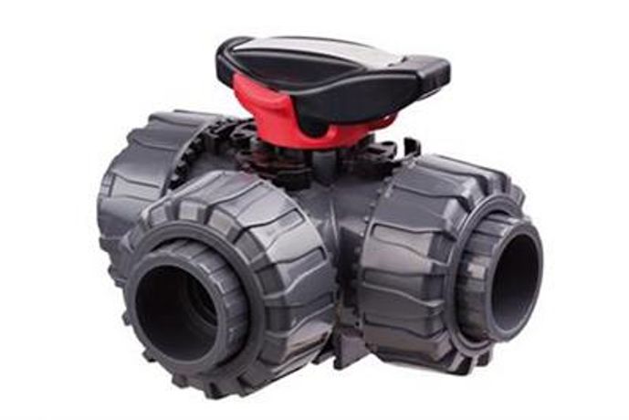 IPEX - TKD Series - Industrial - Ball Valves - 3-Way True Union Ball ...