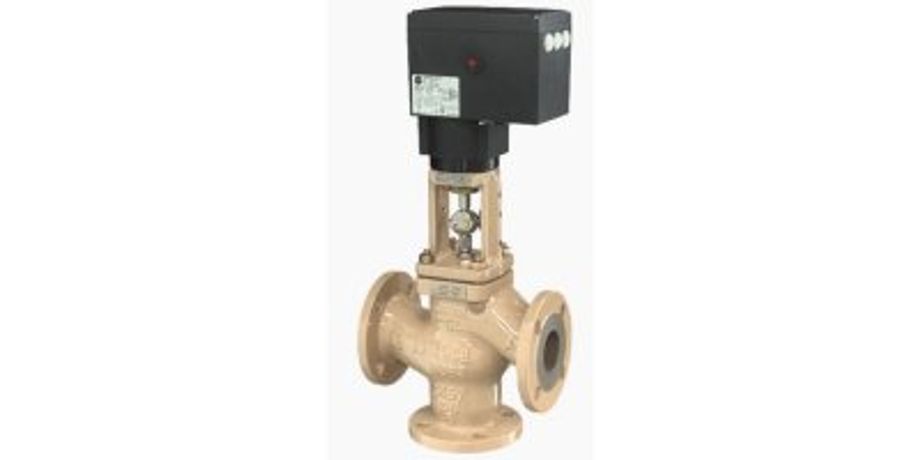 3244 - Globe Valves - 3-Way Control Valve By SAMSON Controls Inc