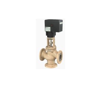 3244 - Globe Valves - 3-Way Control Valve By SAMSON Controls Inc