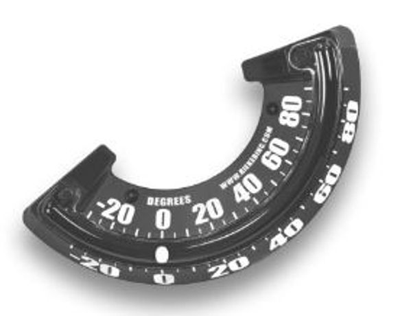 Rieker - 4120BBL - Mechanical Inclinometers - Boom Angle Indicators - Boom Angle Indicator By ...