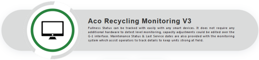 Aco Recycling Smart G-1 Reverse Vending Machine