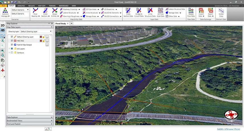 Geohecras 3D HEC-RAS Modeling Software