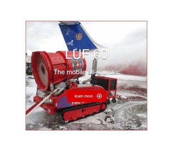 LUF 60 Robotic Fire Extinguishing Vehicle