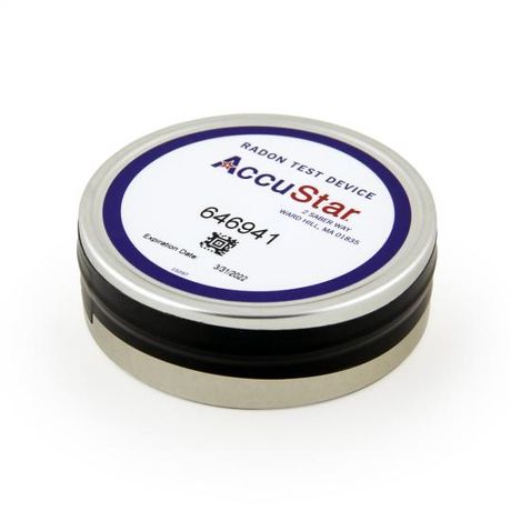 Accustar PC400 Single Radon In Air 4” Charcoal Canister Test Kit