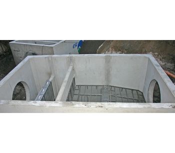 Ecovault Type II Baffle Box - Precast Stormwater Filtration System