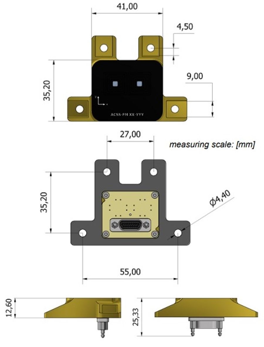 Solar MEMS ACSS Advanced Coarse Sun Sensors