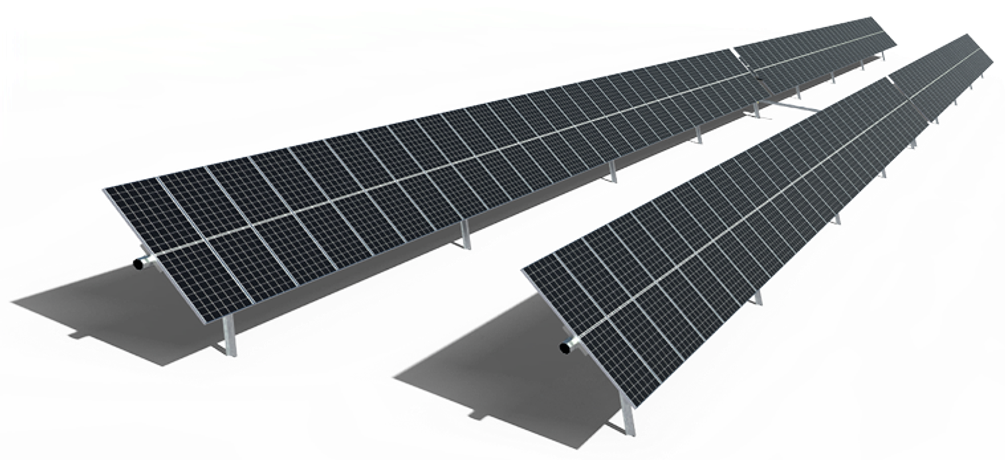 Axone Duo Dual-Row Tracker Ready For XXL Modules And Bifacial