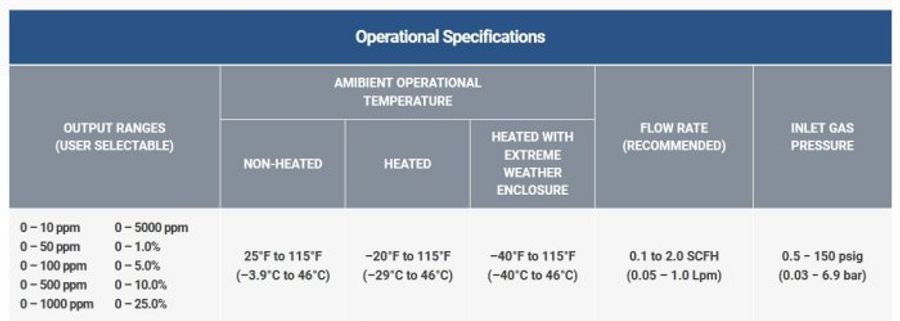 AMI 2010BX Permanent Mount Trace Oxygen Analyzer