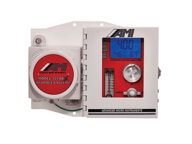 AMI - 3010BX - H2S Analyzers - Permanent Mount Trace Hydrogen Sulfide Analyzer By Advanced Micro ...