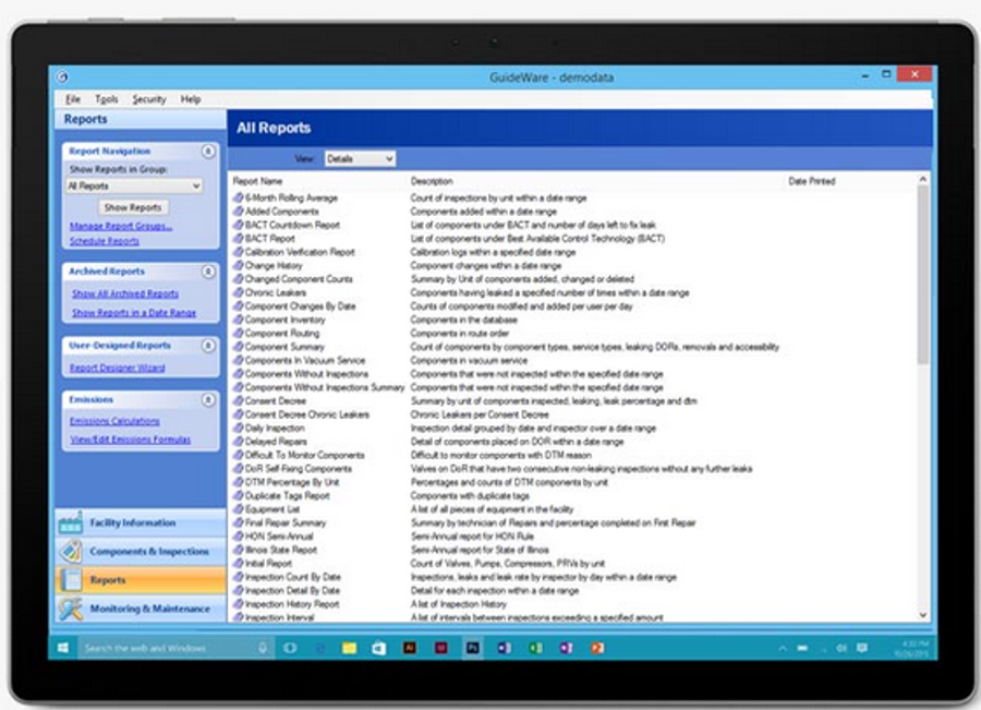 Guideware Desktop - LDAR Program Manage Software With Confidence By ...