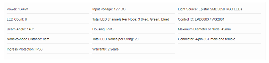 RGB - LED Pixel Nodes - Smart LED Pixel Nodes By Thornsun Lighting (HK ...