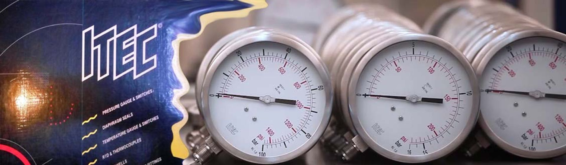 Itec P101 Stainless Steel Pressure Gauge