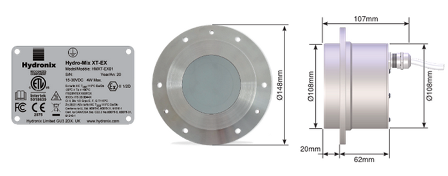 Hydro-Mix - XT-EX - Sensor - Hazardous Locations - Flush Mount Digital ...