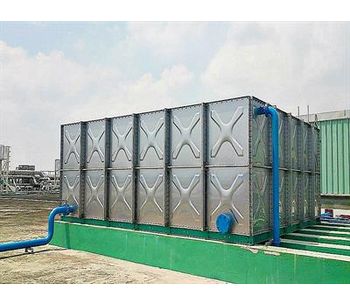 Pipeco - Pressed Stainless Steel Sectional Water Tanks By Pipeco FRP ...