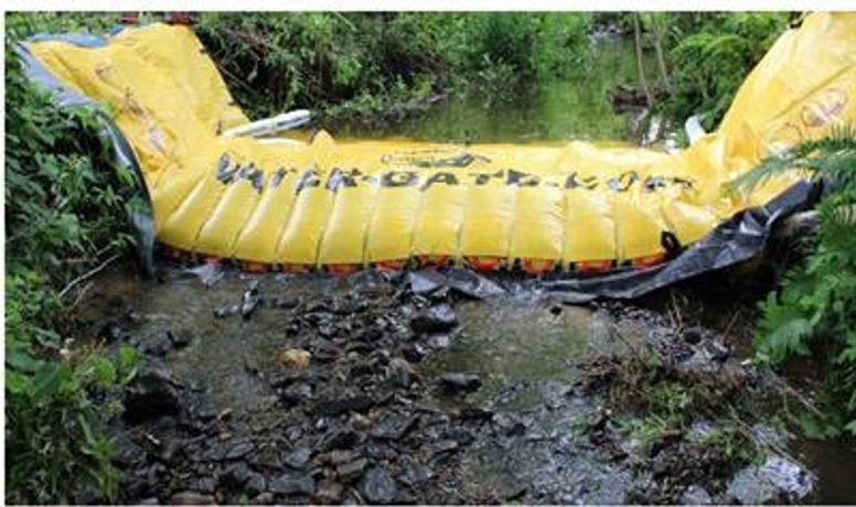 Underflow Dam For Oil / Hazmat Spill Response - Water And Wastewater ...