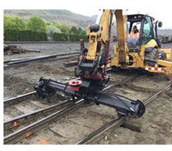 BTE 450 Railroad Modified Hi-Rail Backhoe