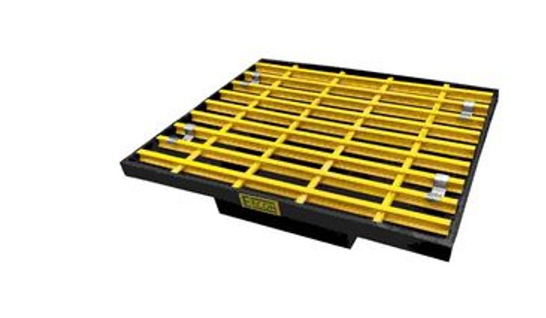 Ercon ESP 1D Single Drum Spill Containment Pallet