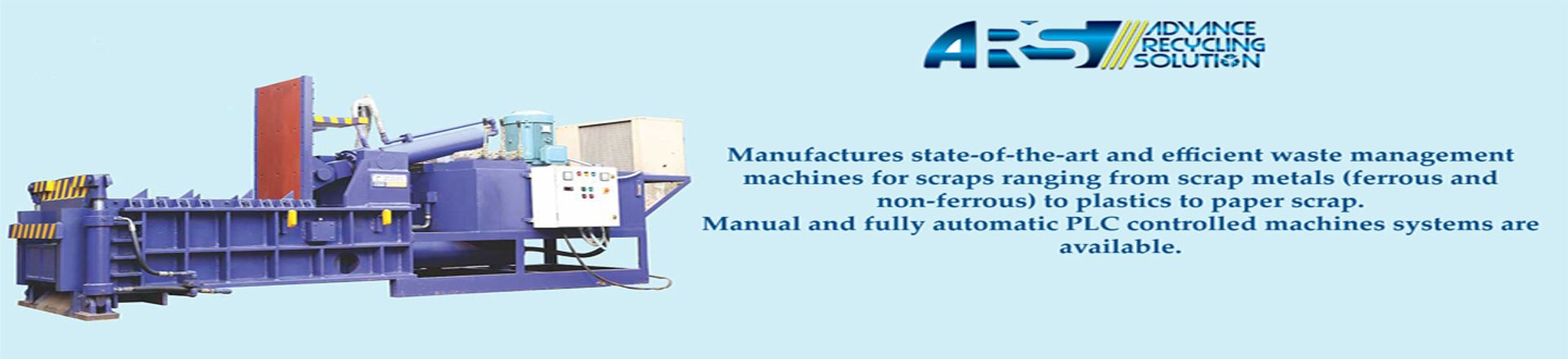 ARS - Scrap Shredder Machine - Metal Shredder By Advance Recycling ...