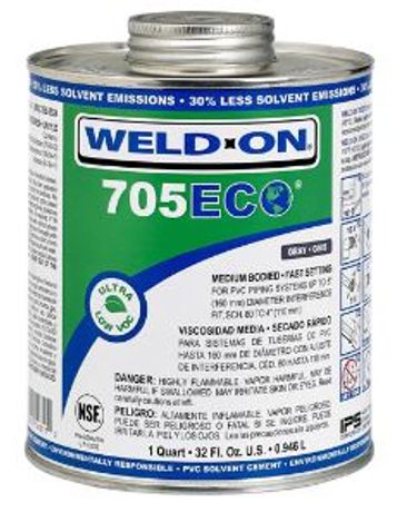 Weld-On - 705 Eco - Solvent Cements - Eco PVC Cements - PVC ...