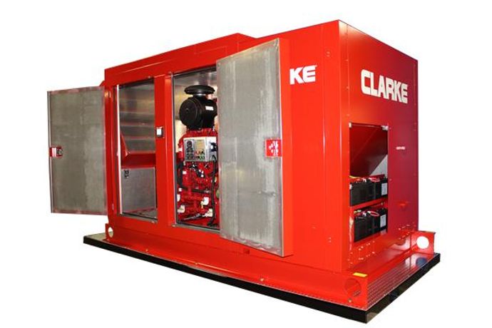 Clarke - Fire Pump Engine Options - Sound Attenuated Engine Enclosures ...