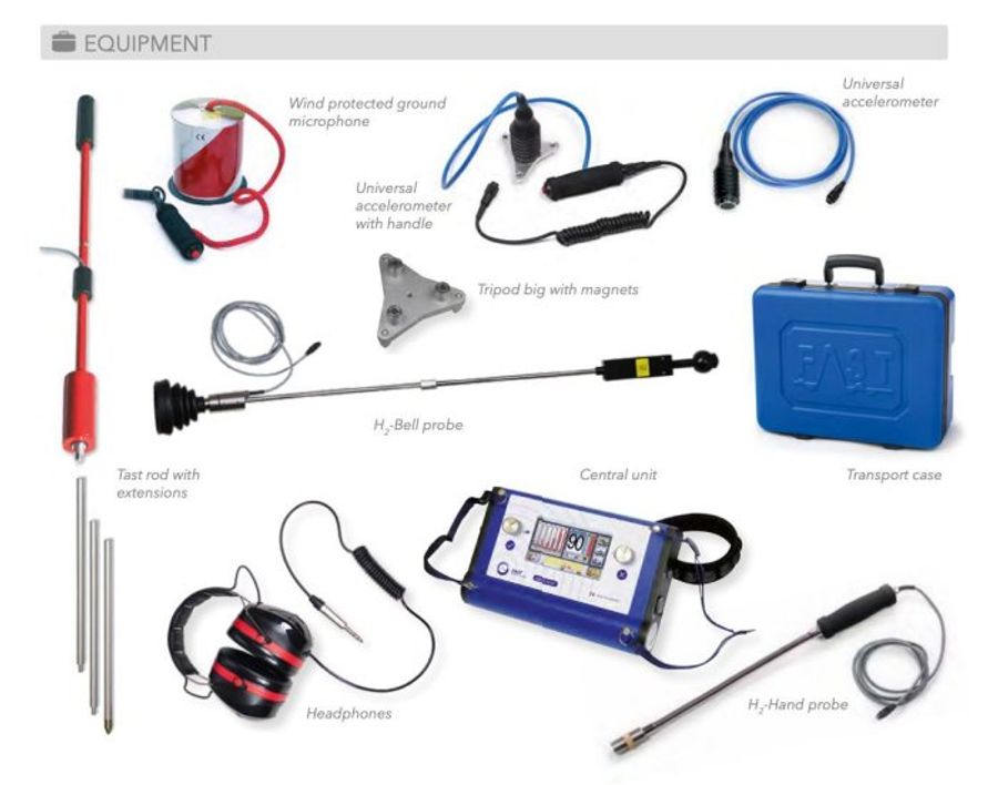 Aqua M300 Intelligent Geophones For Leakage Search