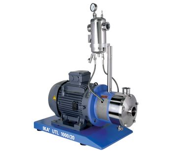 IKA - Ultra-TURRAX UTL 1000 - Inline Dispersers / Mills - Particularly ...