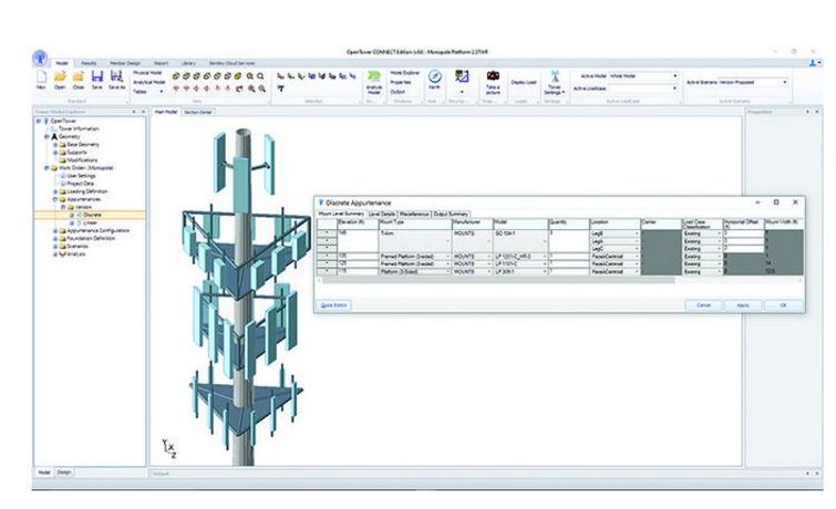 Opentower Communication Tower Analysis And Design Software